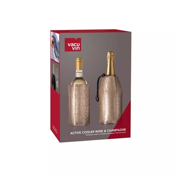 Vacu Vin Active Coolers Wine & Champagne Platinum (2 pcs) – OENOPHILES